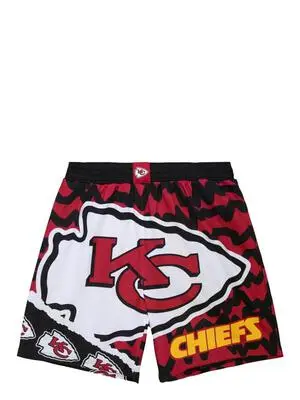 Mitchell & Ness Nfl Kansas City Chiefs Jumbotron 2.0 Shorts - Red