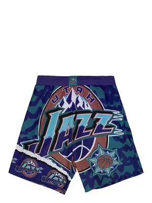 Mitchell & Ness Nba Utah Jazz Jumbotron 2.0 Shorts - Blue