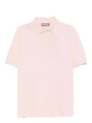 Canali Piqué Polo Shirt - Pink