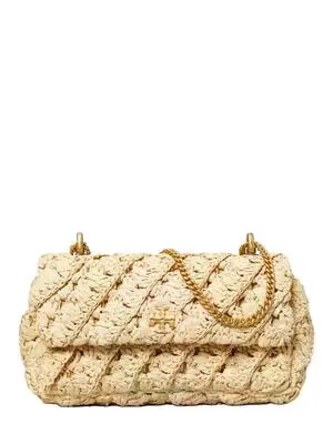 Tory Burch Kira Woven Chain Shoulder Bag - Neutrals