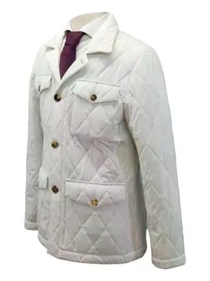 Brunello Cucinelli Padded Jacket - White