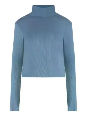 Sablyn Hailey Turtleneck Sweater - Blue