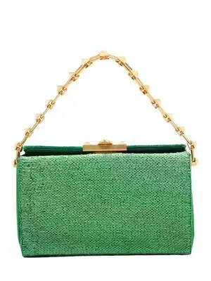 Valentino Garavani Rockstud Beaded Bag - Green