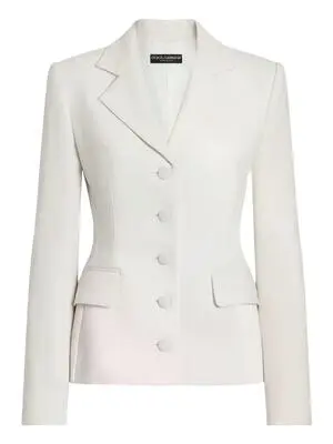 Dolce & Gabbana Tailored Button-front Blazer - White