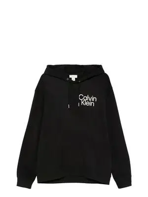 Calvin Klein Logo-print Hoodie - Black