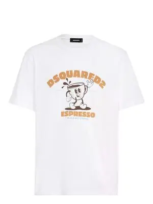 Dsquared2 Espresso T-shirt - White