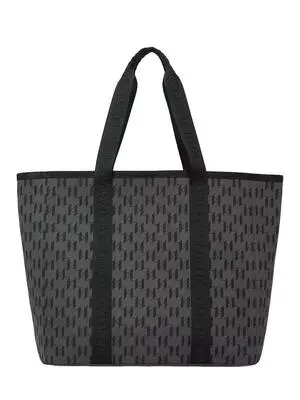 Karl Lagerfeld Monogram Tote Bag - Black