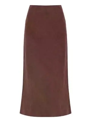 SAMSOE SAMSOE Saagneta Flared Skirt - Brown