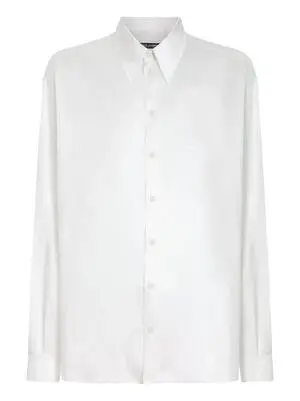 Dolce & Gabbana Silk Shirt - White