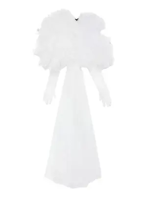 Alchemy Fashions Tulle-panel Jacket - White