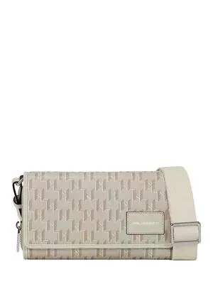 Karl Lagerfeld K/voyage Crossbody Bag - Neutrals