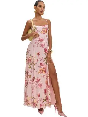 REFORMATION Bea Maxi Dress Pink