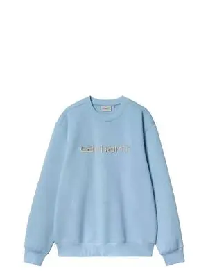 Carhartt Work In Progress Logo-embroidered Sweatshirt - Blue