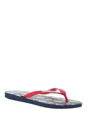 Havaianas Top Nautical Flip-flop Sandals - Navy Blue