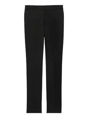 Saint Laurent Concealed-fastening Trousers - Black