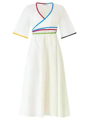 Rosie Assoulin Cotton Midi Dress - White