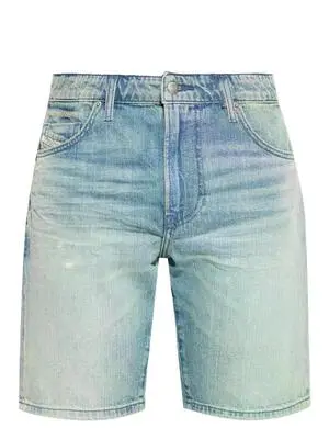DIESEL D-fin Denim Shorts - Blue