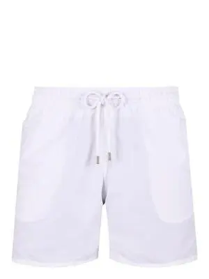 Vilebrequin Moorea Solid Swim Trunks Blanc