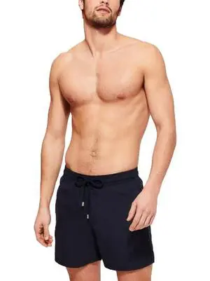 Vilebrequin Moorea Solid Swim Trunks Noir