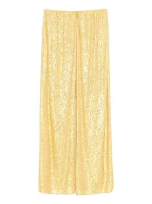 Norma Kamali Wide Leg Trousers - Yellow