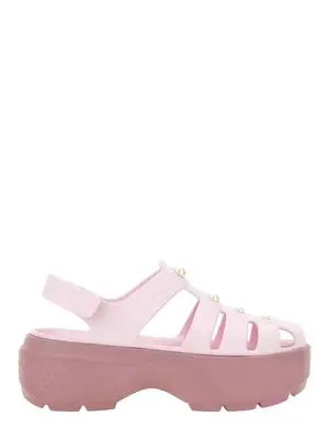 CROCS 60mm Stomp Platform Sandals - Pink