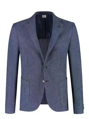 LUIGI BORRELLI Single-breasted Blazer - Blue