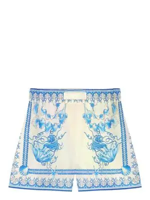 Versace Cotton Shorts - Blue