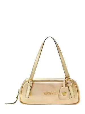 Versace Tag Shoulder Bag - Gold