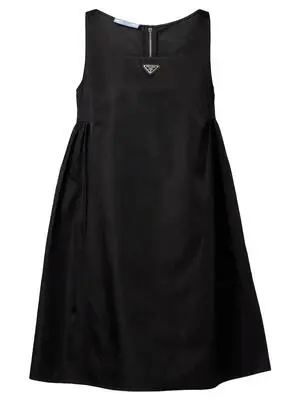 Prada Re-nylon Mini Dress - Black