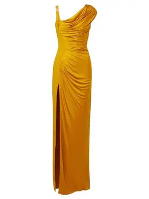 Versace Medusa '95 Pleated Gown Gold