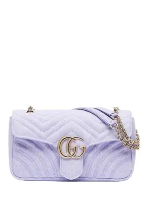 Gucci Gg Marmont Shoulder Bag - Purple