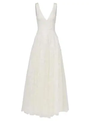 Costarellos Sleeveless Maxi Dress - White