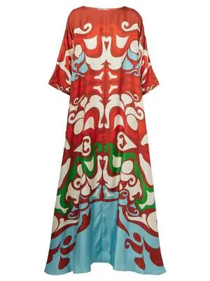 La DoubleJ Muumuu Printed Maxi Dress - Multicoloured