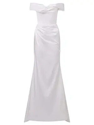 VIVIENNE WESTWOOD Bridal Nova Cora Satin Corset Gown - White