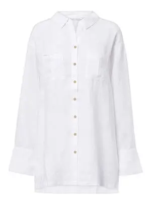 Heidi Klein Bay Linen Shirt - White