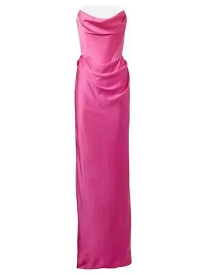 VIVIENNE WESTWOOD Galaxyno Strapless Corset Gown - Pink
