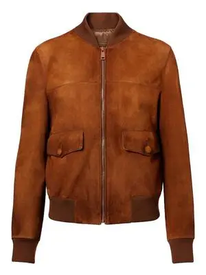 Prada Suede Blouson - Brown