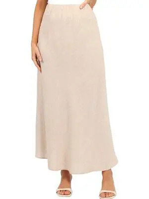 PETAL & PUP A-line Maxi Skirt - Oatmeal