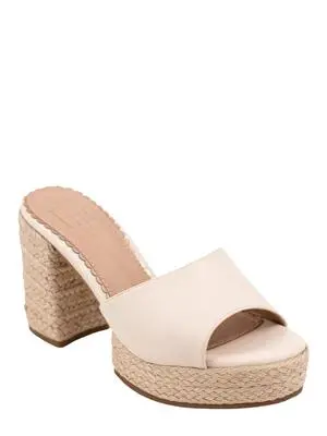 SHU SHOP Elvira Platform Slide Sandal - Bone