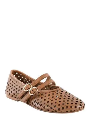 Seychelles Royal Mary Jane Flat Tan