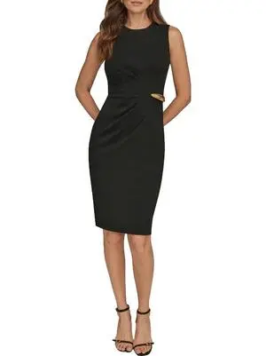 Donna Karan New York Sleeveless Sheath Dress - Black