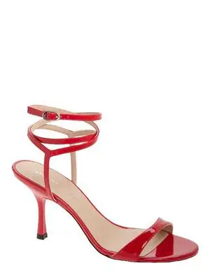 STUART WEITZMAN Nudist Wrap 85 Sandal - Cherry