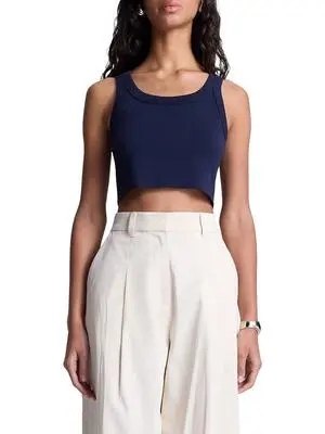 A.L.C. Halsey Crop Tank - Maritime Navy