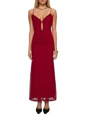 Princess Polly Cutout Maxi Dress - Red