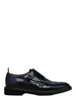 Thom Browne Leather Oxford Shoes - Blue