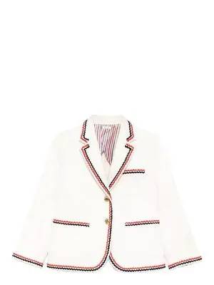 THOM BROWNE Blazer With RWB-Stripe