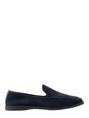 George Cleverley Cornwall Suede Loafers - Blue