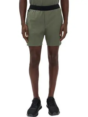 Ten Thousand Interval Lined 7" Shorts - Od Green