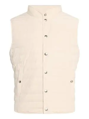 Brunello Cucinelli Water-resistant Down Vest - White