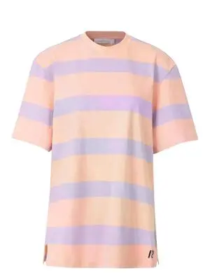 Rabanne Striped Cotton T-shirt - Pink